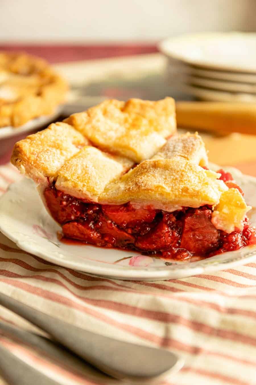 Baked Strawberry Pie with Lattice Crust - Joy the Baker
