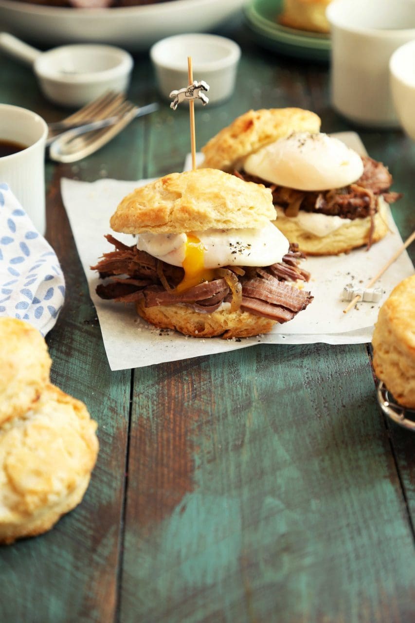 YES! Brisket Breakfast Biscuits - Joy the Baker