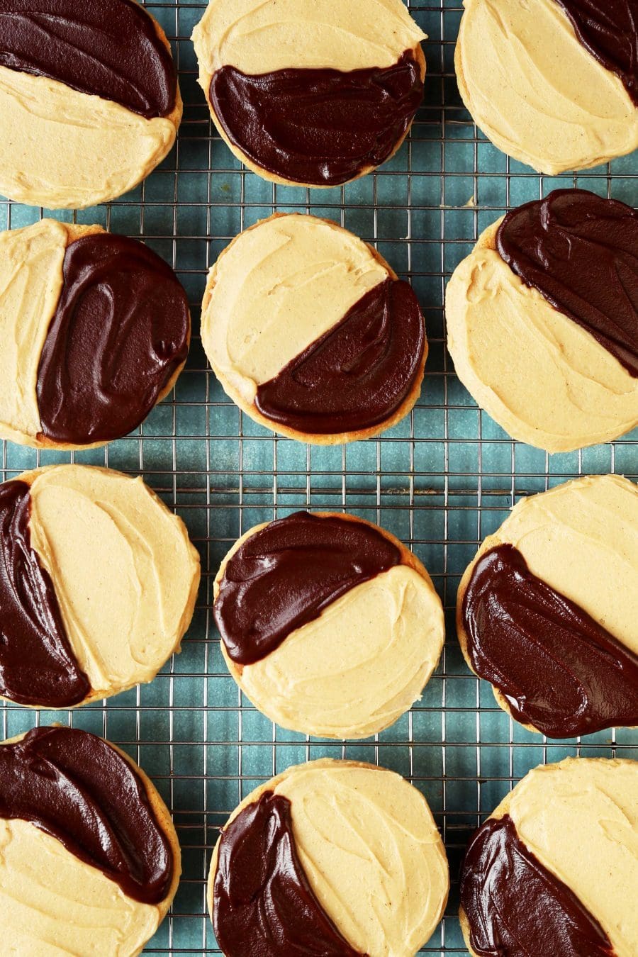 Peanut Butter Black and Tan Cookies - Joy the Baker