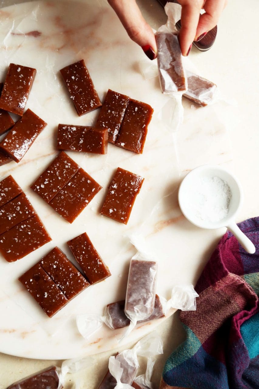 Turkey Gravy Salted Caramels - Joy the Baker