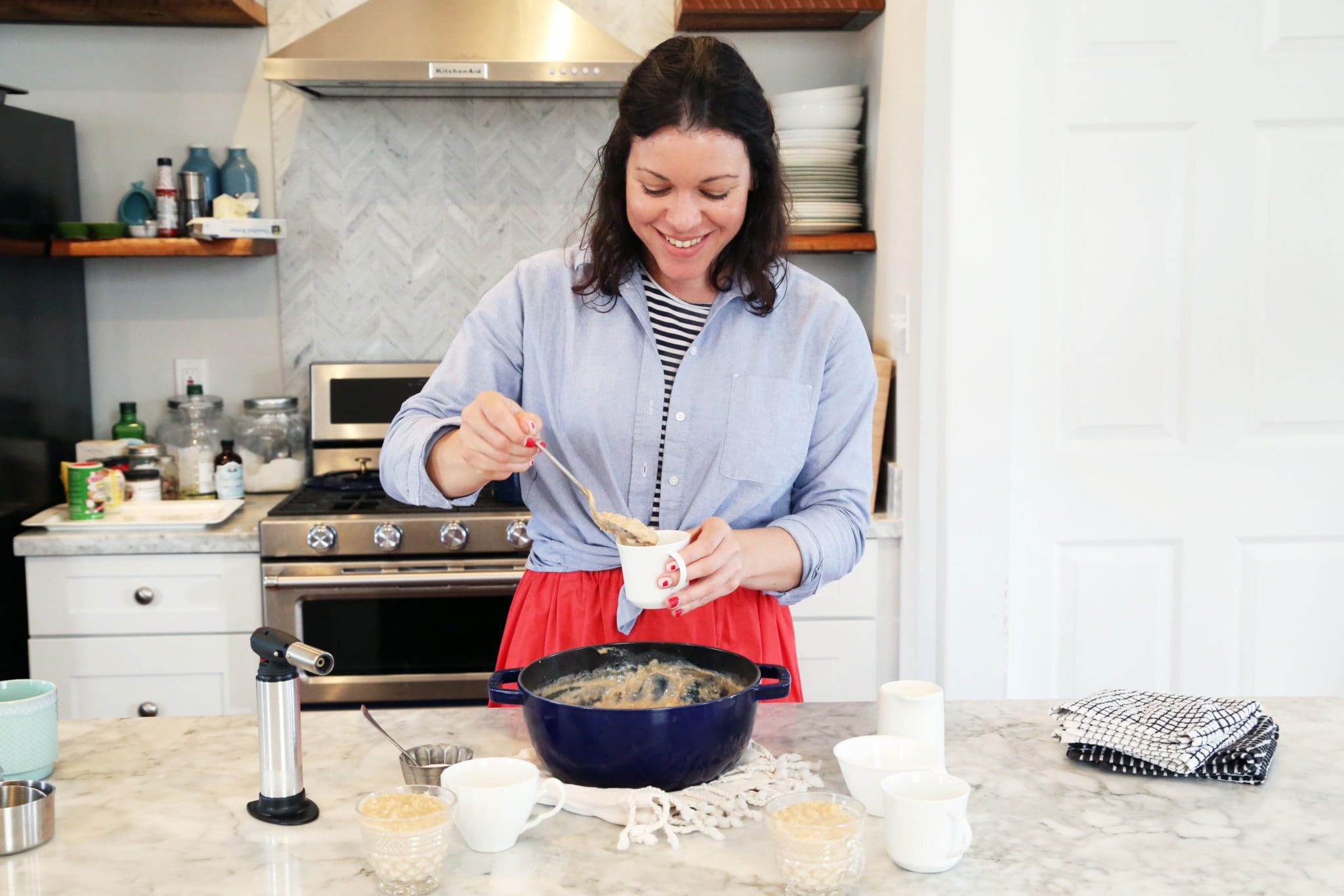 Brûléed Earl Grey Rice Pudding - Joy the Baker