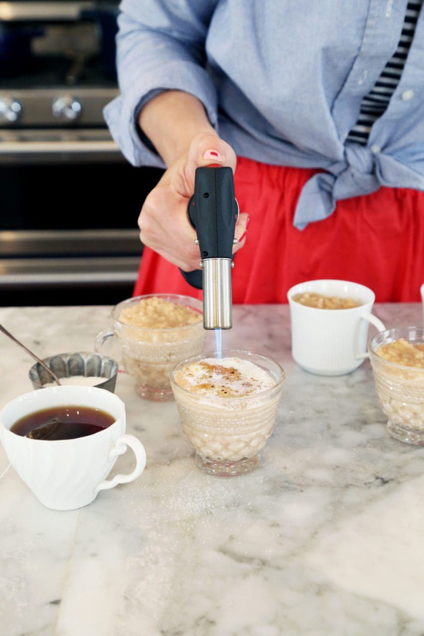 Brûléed Earl Grey Rice Pudding - Joy the Baker
