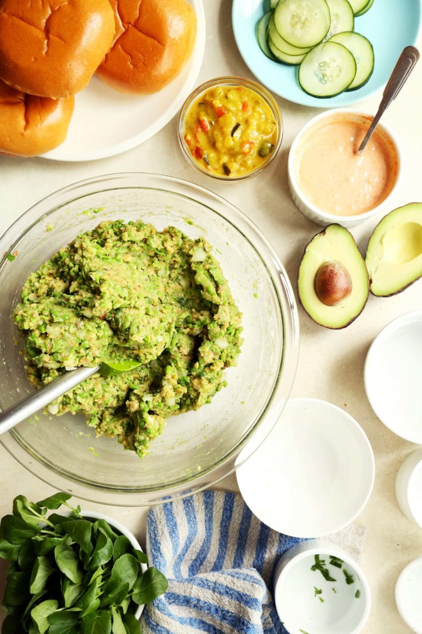 Spring Pea Veggie Burgers - Joy the Baker