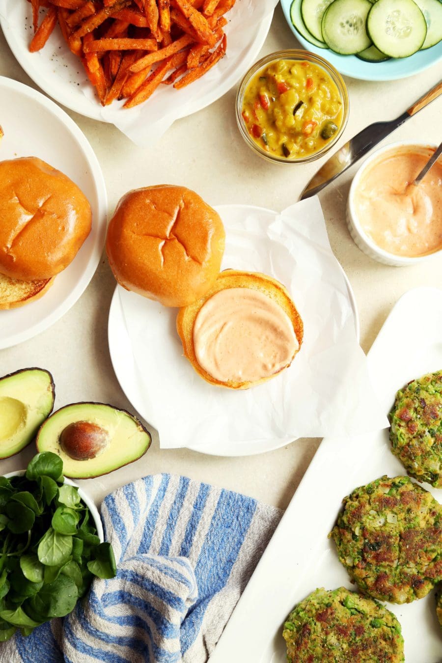 Spring Pea Veggie Burgers - Joy the Baker