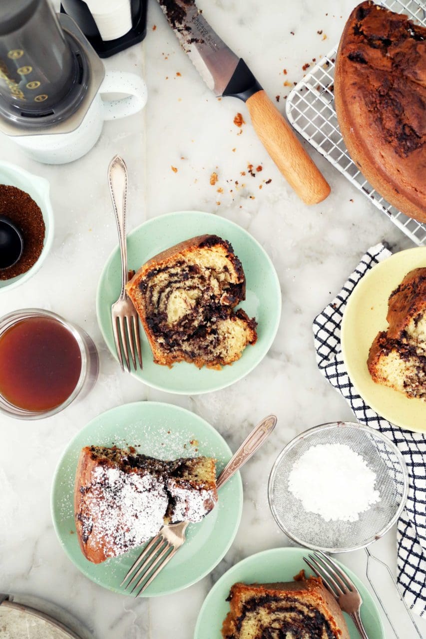 Chocolate Babka Coffee Cake - Joy the Baker