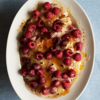 Raspberry Brulee Rice Pudding - Joy the Baker