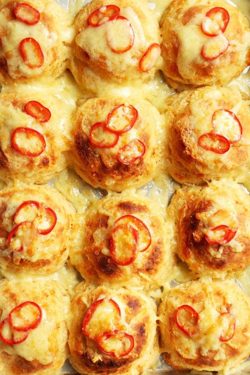 Chili and Cheese Buttery Biscuits - Joy the Baker