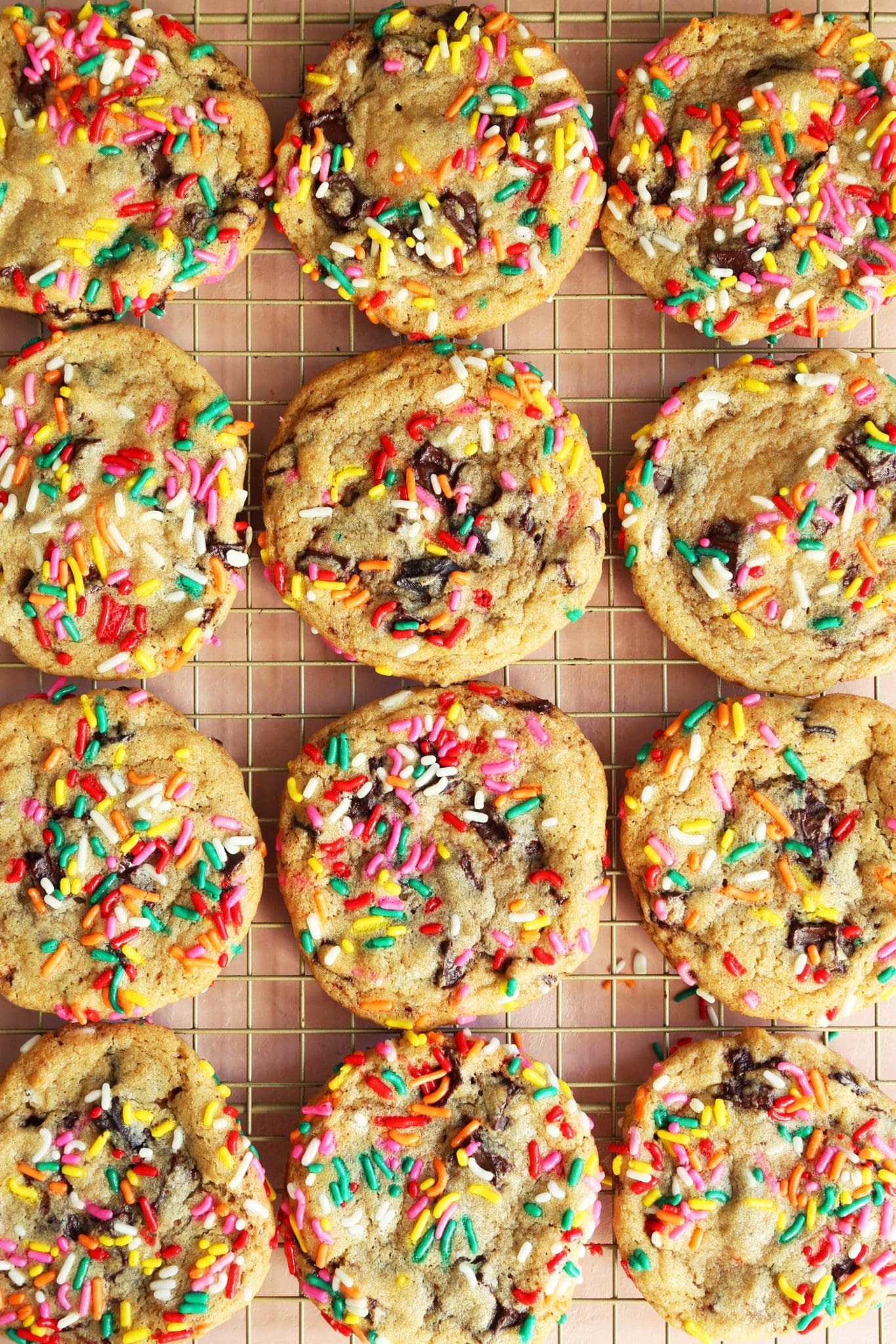 Chocolate Chip Sprinkle Cookies - Joy the Baker