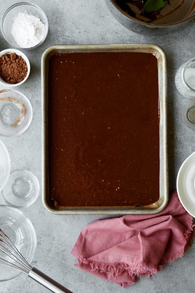 One-Pot Chocolate Sheet Cake - Joy the Baker