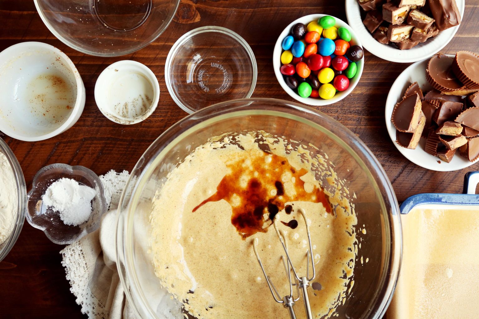 Candy Bar Blondies - Joy the Baker