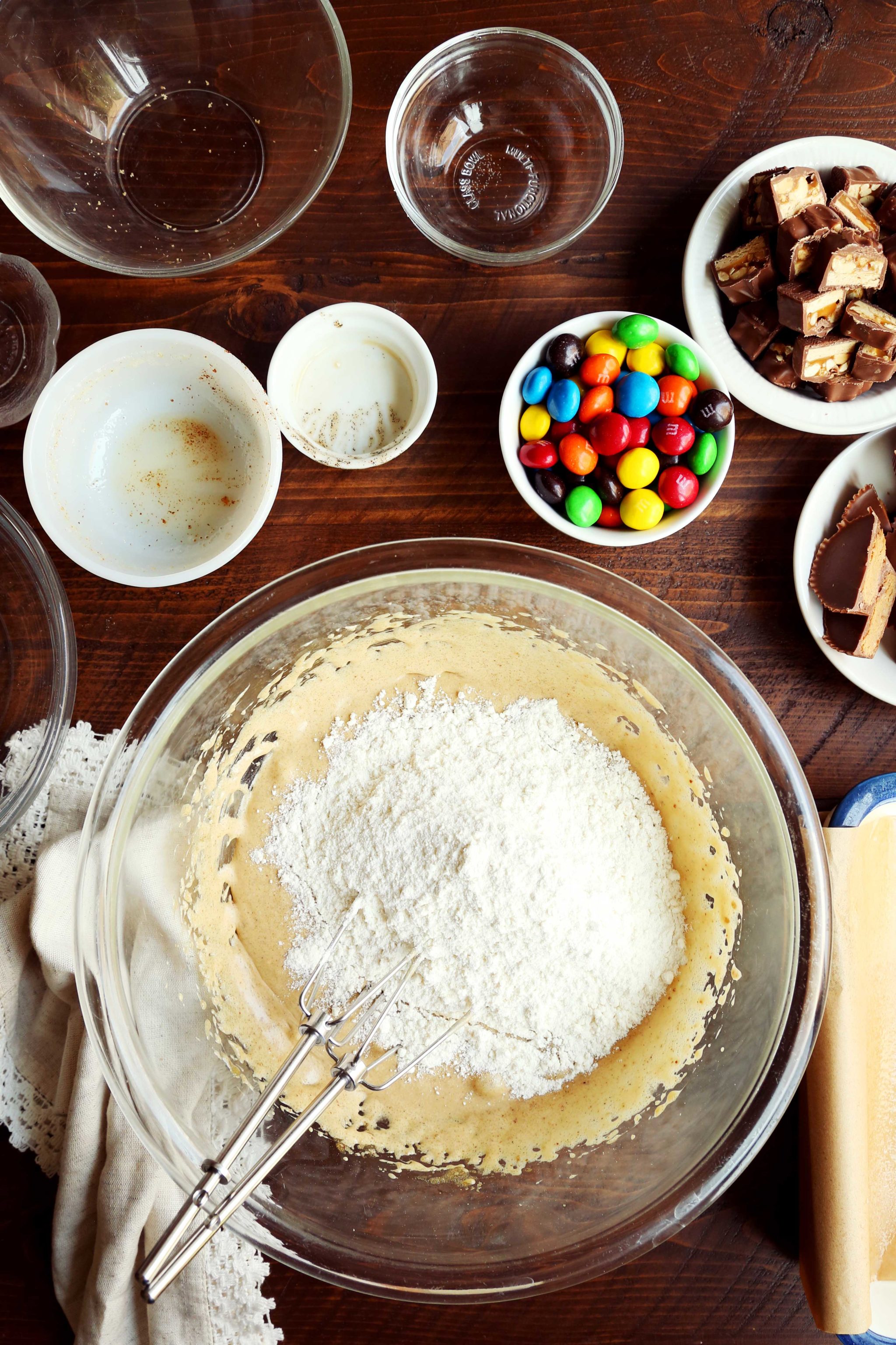 Candy Bar Blondies - Joy the Baker