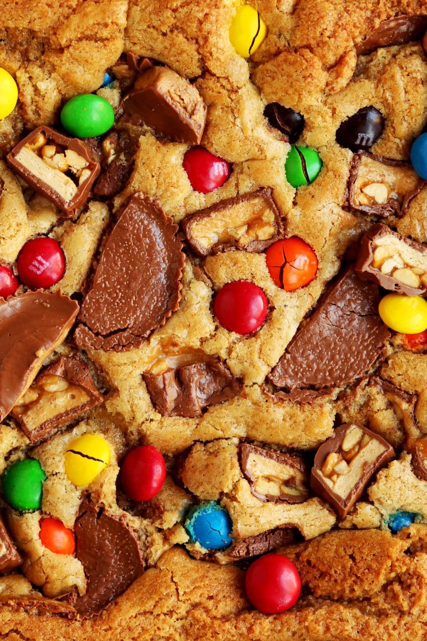 Candy Bar Blondies - Joy the Baker