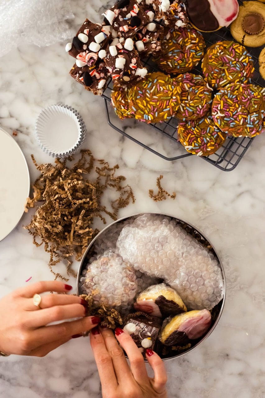How I Package My Holiday Cookie Tins - Joy the Baker