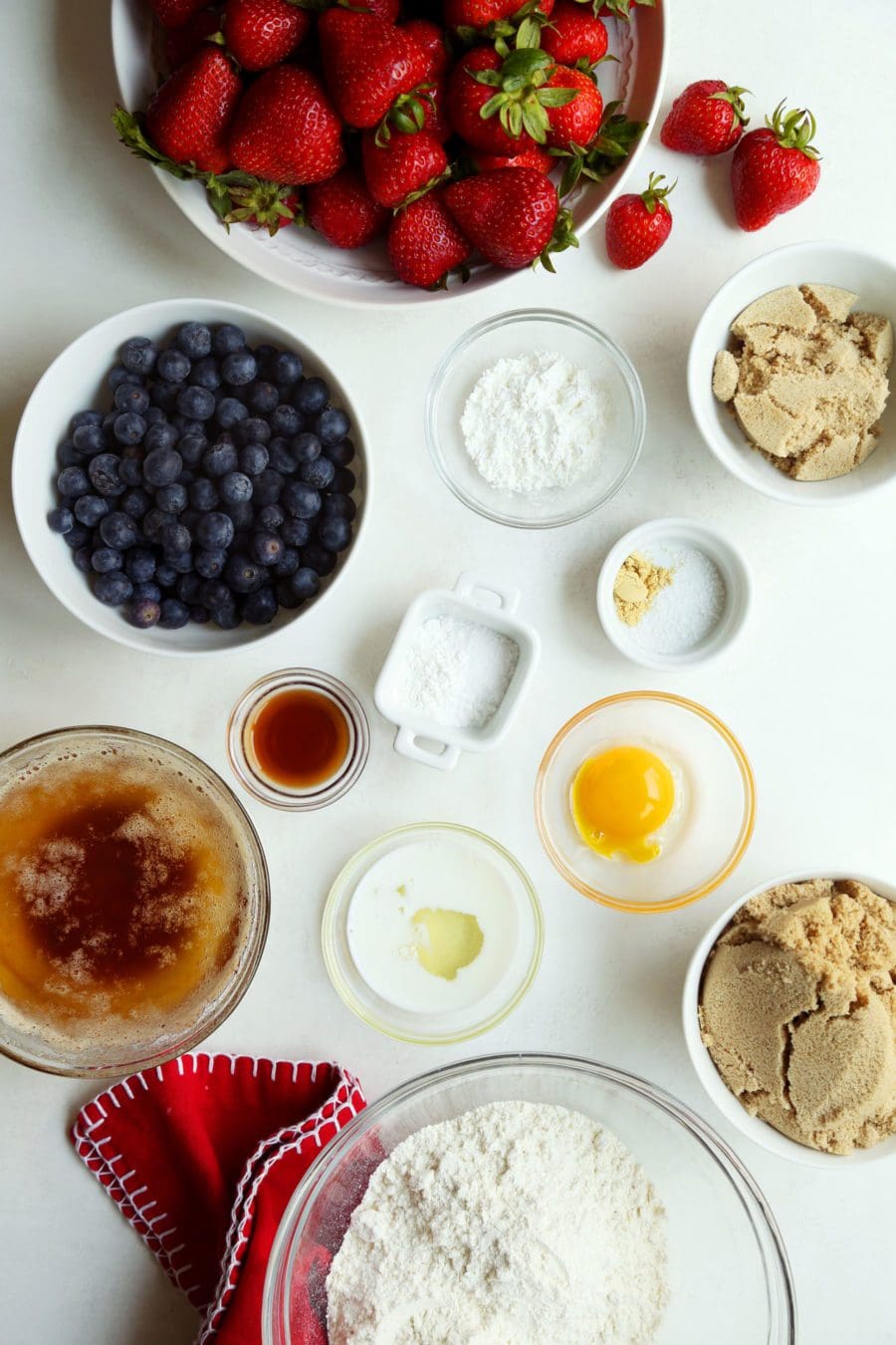 The Easiest Strawberry Blueberry Browned Butter Cobbler - Joy the Baker