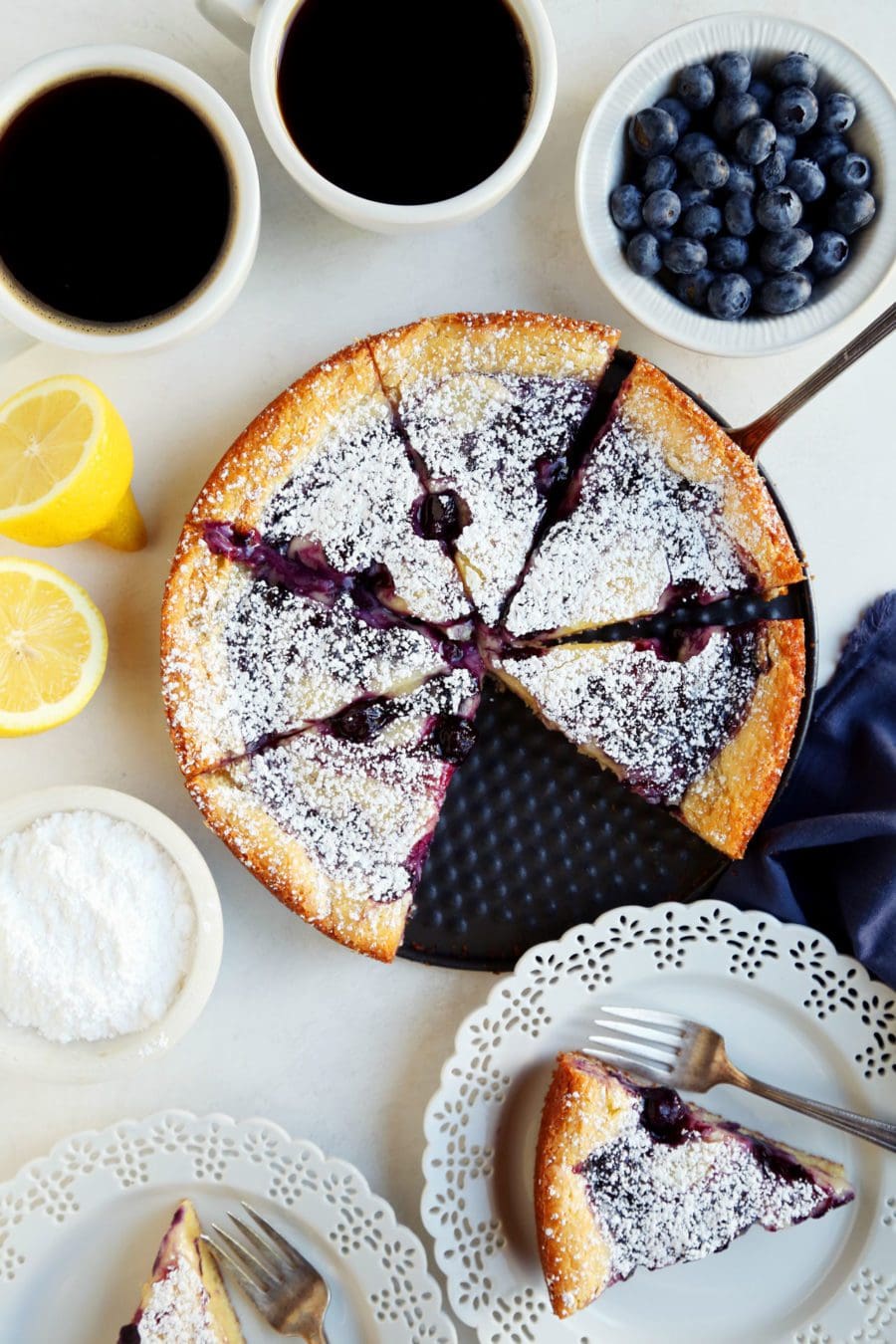 Lemon Blueberry Gooey Butter Cake Joy the Baker