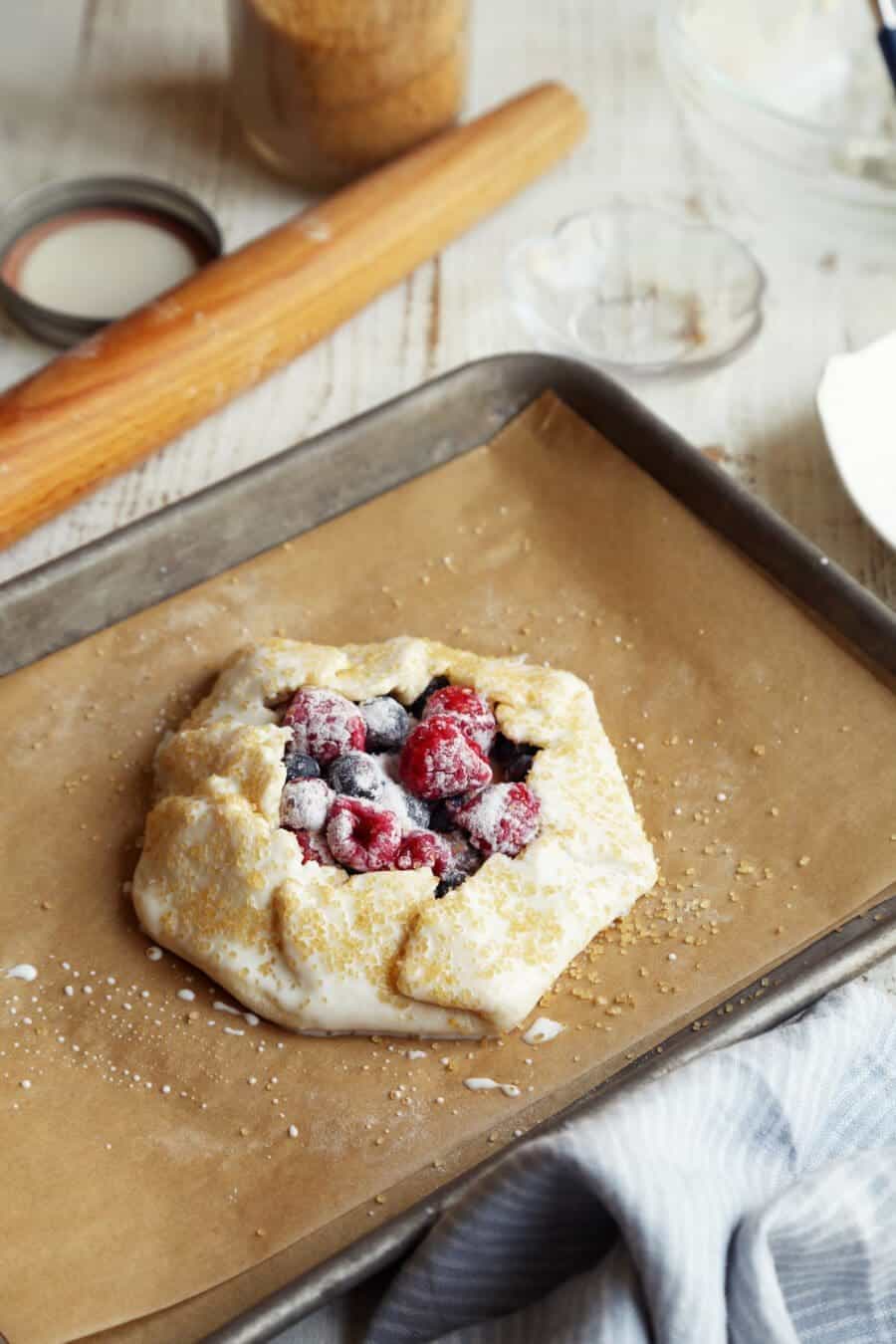 Recipe For Baking A Single Serve Berry Crostata - Joy the Baker
