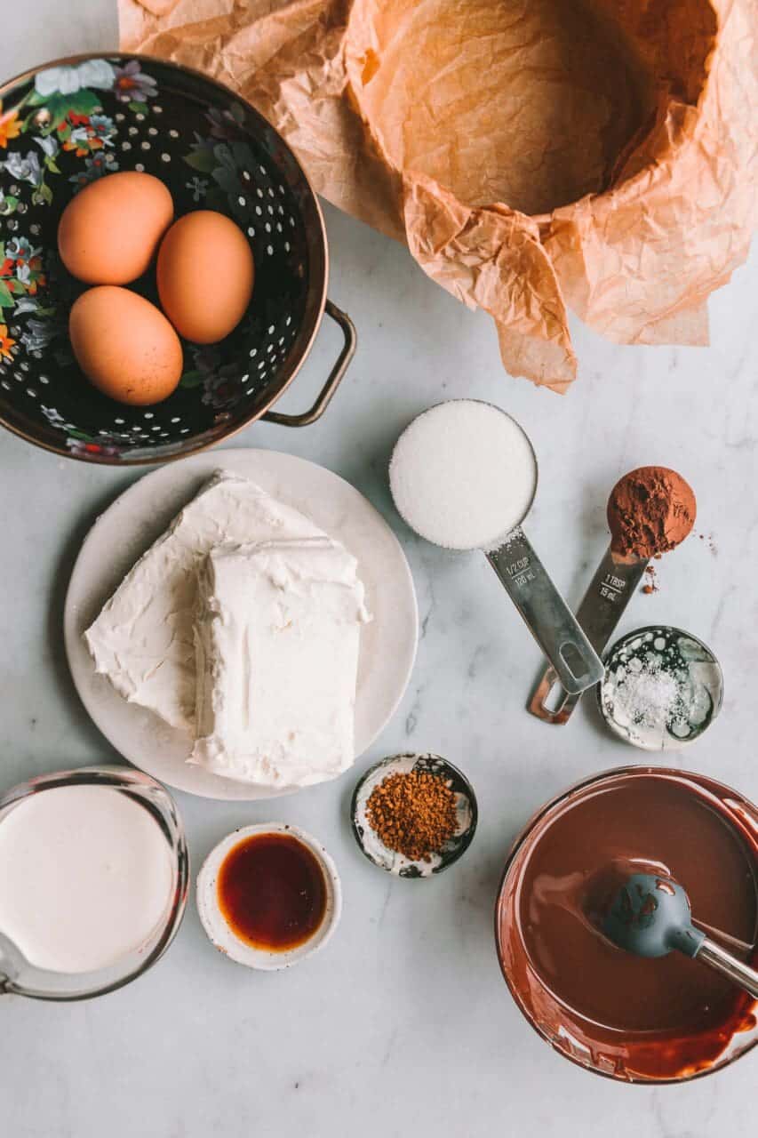 Mini Burnt Chocolate Basque Cheesecake Joy the Baker