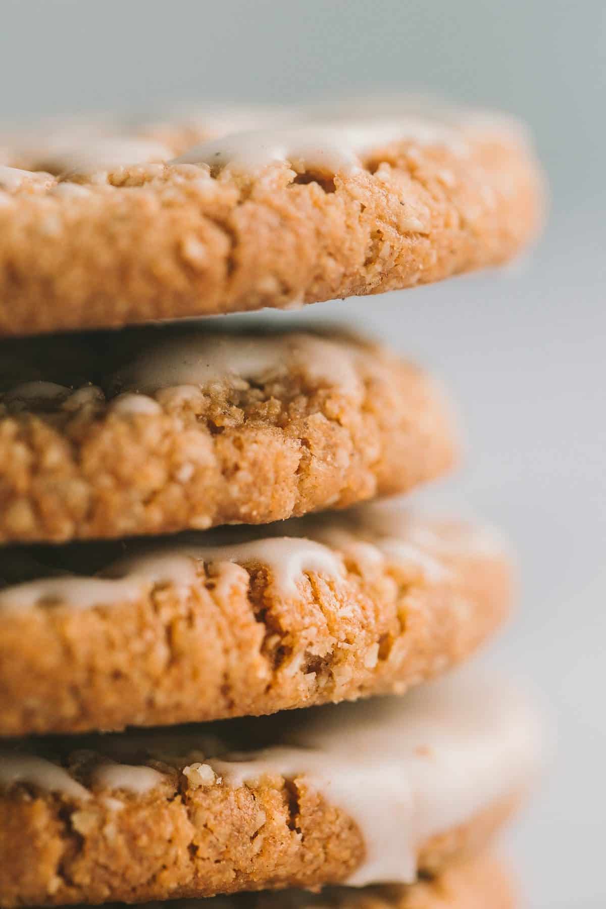 Eggnog Iced Oatmeal Cookies Joy The Baker