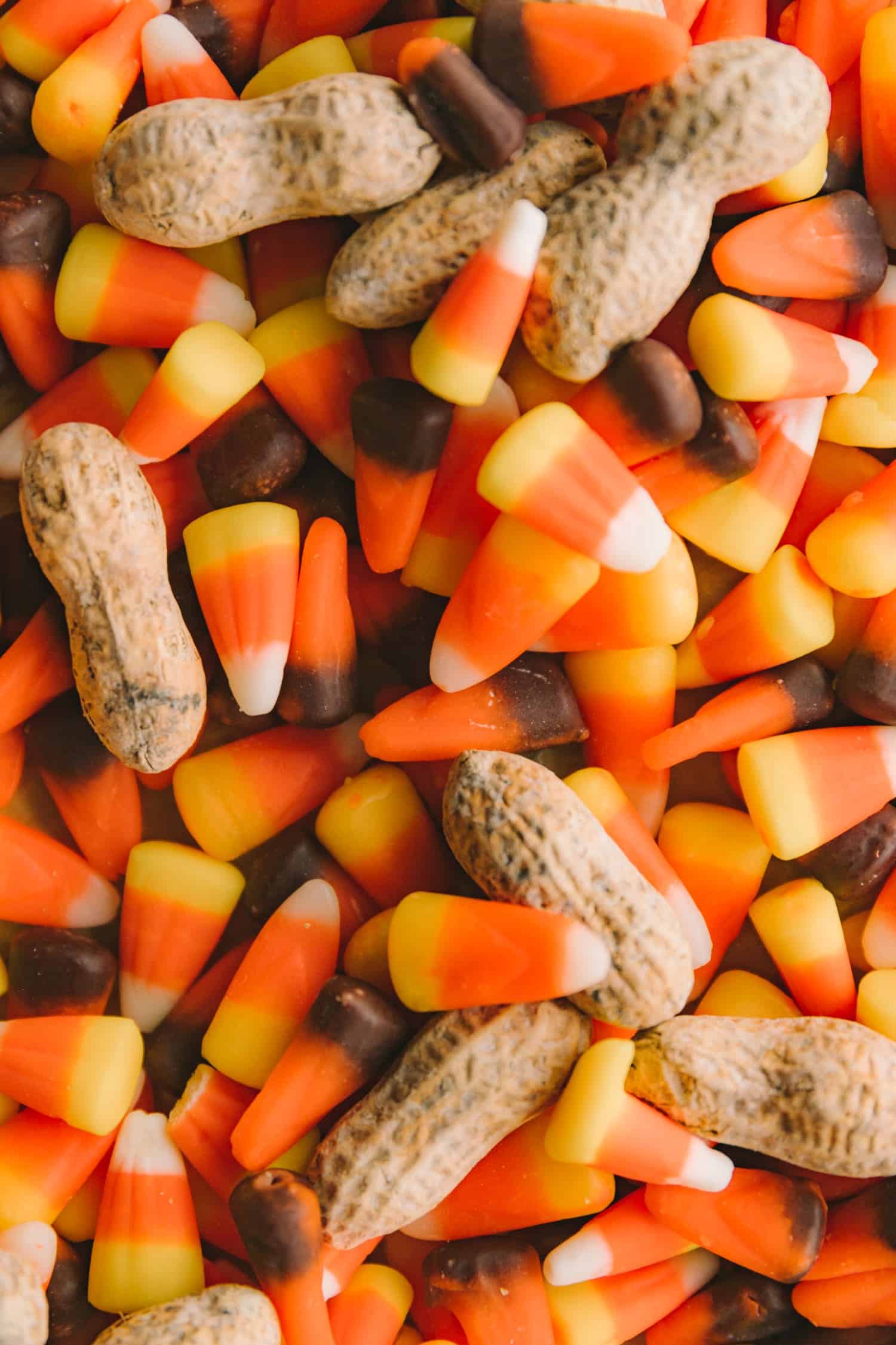 Candy Corn and Salted Peanut Rice Krispie Treats - Joy the Baker